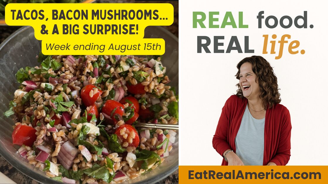 Tacos, Bacon Mushrooms...and a BIG Surprise! - Eat REAL America